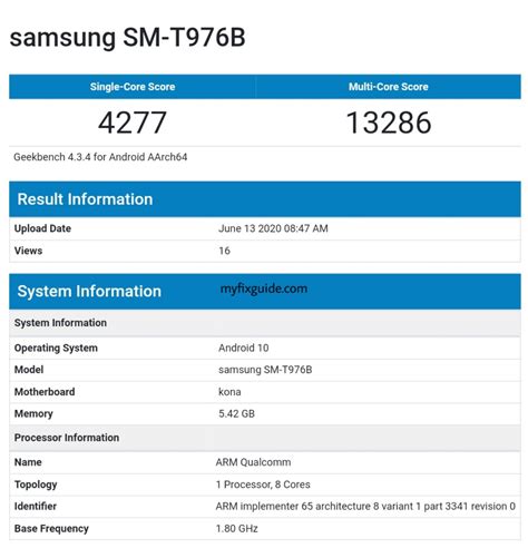 Samsung Galaxy Tab S7 Got Spotted On Geekbench Sd865 6gb Ram