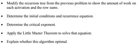 Solved Using The Recursive Method In Problem 3 And Assuming
