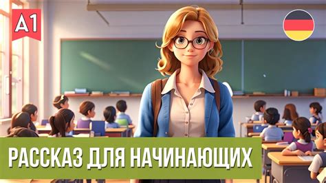 Немецкий на слух А1 Простой рассказ Die Lehrerin Frau Schmidt Youtube