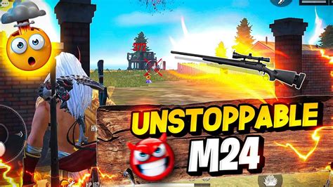 Solo Vs Squad Op M24 Badge99 Gameplay Garena Free Fire Youtube