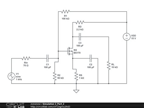 Simulation Part CircuitLab