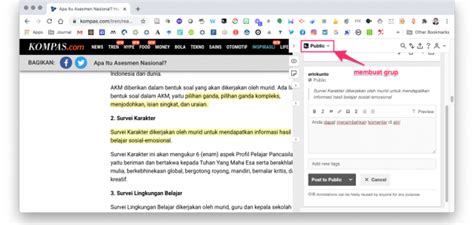 Menambahkan Anotasi Atau Catatan Di Laman Website Menggunakan Hypothesis