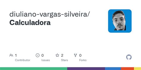 Github Diuliano Vargas Silveira Calculadora