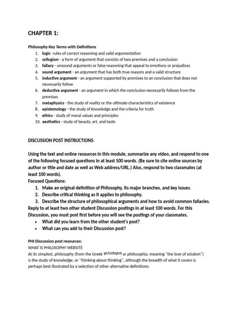 Phi Discussion Post Research Info Pdf Argument Critical Thinking