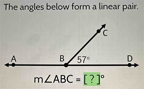 The Angles Below Form A Linear Pair [geometry]