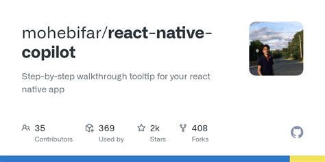 Github Mohebifarreact Native Copilot Step By Step Walkthrough Tooltip For Your React Native App