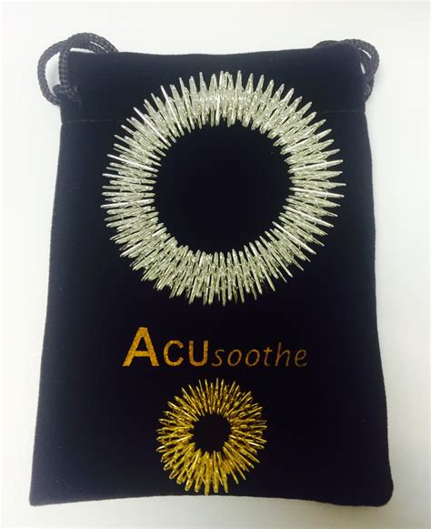Acusoothe Acupressure Bracelet Silver And Ring Gold My Wholesale