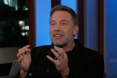 Ben Affleck Tells Jimmy Kimmel The Dumbest Thing Hes Ever Seen Matt Damon Do Video Thewrap