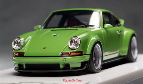 Porsche 911 964 Singer Dls 2018 Green Em427b Dieharddiecast