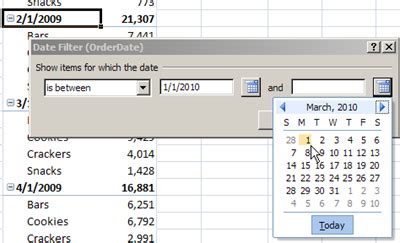 Pivot Table Date Filters Excel Pivot TablesExcel Pivot Tables