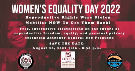 Womens Equality Day 2022 Indivisible Tacoma