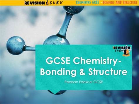 Gcse Chemistry Bonding And Structure Teaching Resources