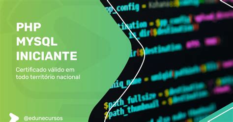 Curso Gratuito De Php Mysql Iniciante Edune Cursos