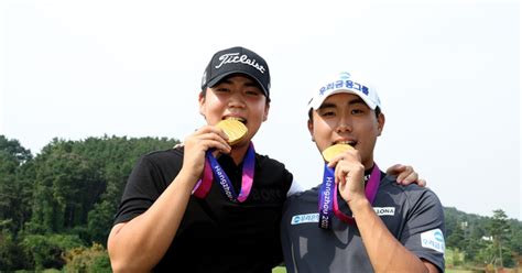 프로 데뷔전 앞둔 조우영 장유빈 아시안게임 금따고 최경주 선배 대회에서 프로 첫발 영광”