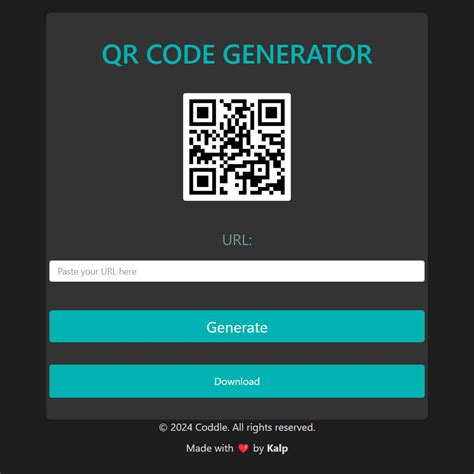 Javascript Qrcodegenerator Coddle Kalp Veer