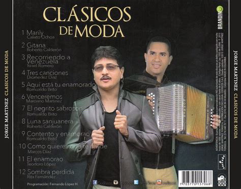 Car Tula Trasera De Jorge Martinez Clasicos De Moda Portada