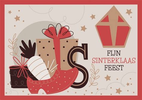 Sinterklaaskaarten Set Van 8 X Sinterklaaskaart Sinterklaas