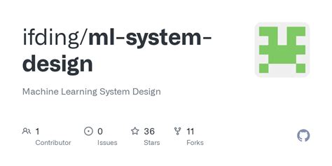 GitHub Ifding Ml System Design Machine Learning System Design