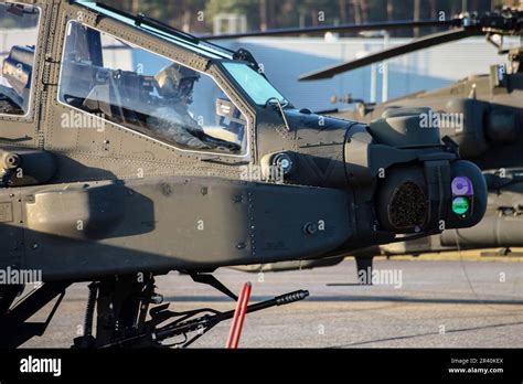 Tads Pnvs Sensor Turret On An Ah 64d Apache Helicopter Letzlingen