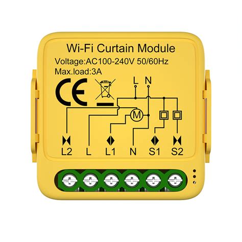 Tuya Wifi Módulo De Cortina Inteligente Interruptor De Veneziana
