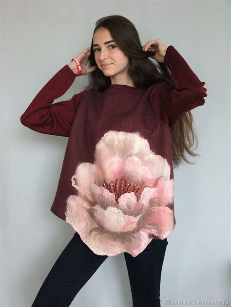 Купить или заказать джемпер I Am марсала в интернет магазине на Ярмарке Мастеров С доставкой