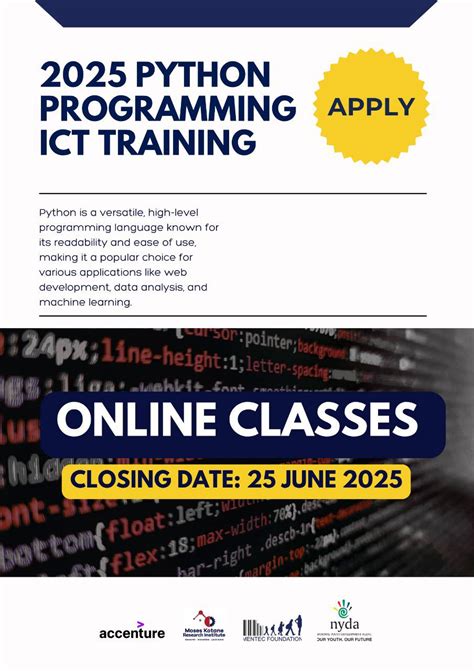 Moses 🐍 2025 Python Programming Ict Training 🖥️ Ready To Unlock The