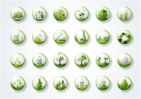 Premium Ai Image Crystal Globe Putting On Moss Esg Icon For
