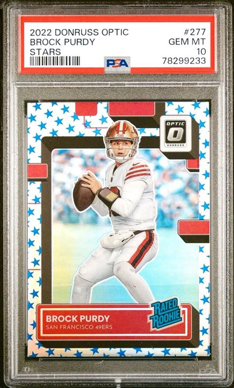 Brock Purdy 2022 Optic 277 Stars SSP Price Guide Sports Card Investor
