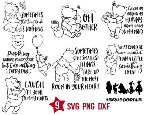 Winnie The Pooh Quotes Svg Winnie The Pooh Quotes Png Disney Svg