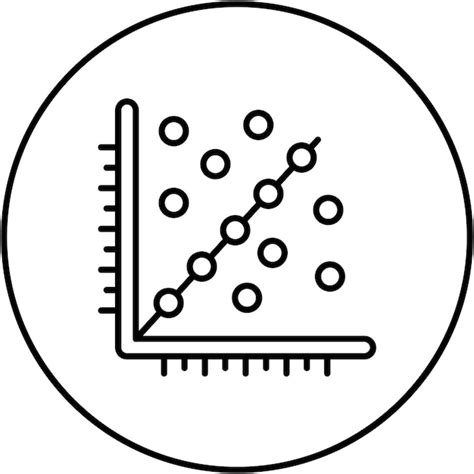 Premium Vector Regression Analysis Icon Vector Image Can Be Used For Data Analytics
