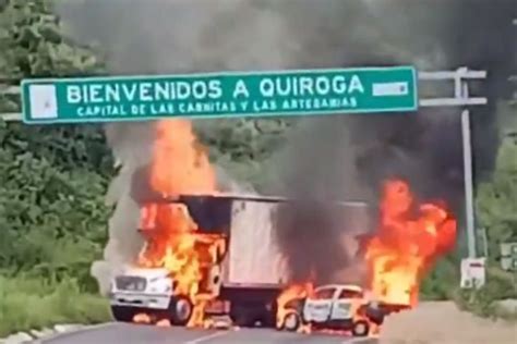 Desatan Balaceras Y Queman Vehículos En Michoacán