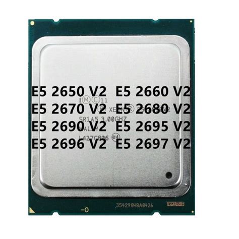 ซ็อกเก็ตโปรเซสเซอร์ Cpu E5 2660v2 E5 2670v2 E5 2680v2 E5 2690v2 E5