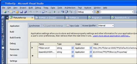 Tfs Rev Up A Utility To Increment Build Revisions Codeproject