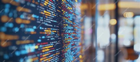 Abstract Technology Background With Programming Code Big Data Software Development Concept