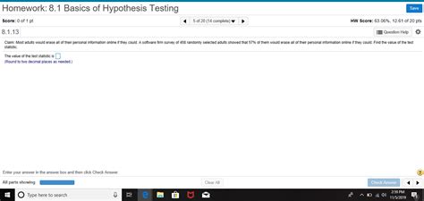 solved homework 8 1 basics of hypothesis testing save