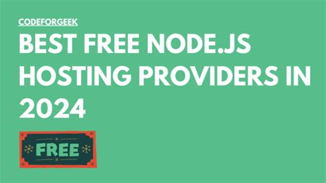 Best Free Node Js Hosting Providers In Alternatives For Heroku S