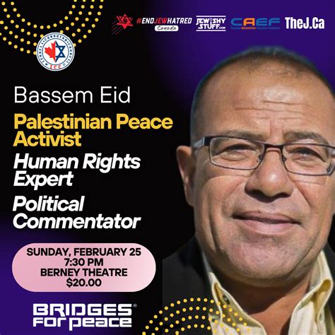 Bassem Eid What Led To The Israel Hamas War Israeli Canadian Council