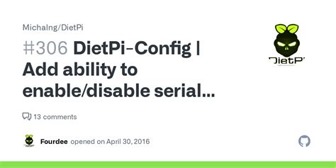 Dietpi Config Add Ability To Enabledisable Serial Console · Issue