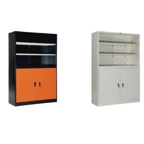 ตู้เอกสาร 2 บานเปิด บนโล่งล่างทึบ Elegant รุ่น Sc4pot Siamfurniture