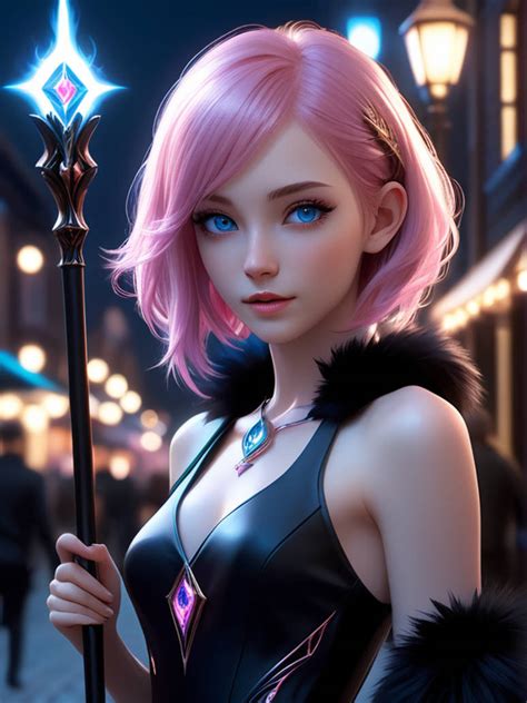 Cute Mage Girl By Protonovadarkstar On Deviantart