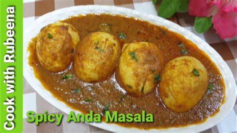 Spicy Anda Masala Recipe Dhaba Style Egg Curry Egg Masala Anda