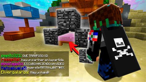 Bedwars Pero Tapo La Cama Con Bedrock Youtube