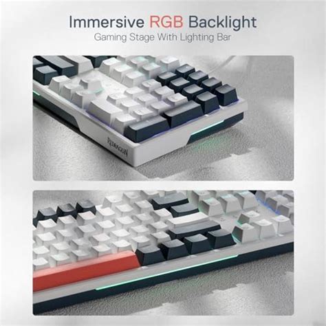 Redragon K668 Rgb Gaming Keyboard 104 Keys Extra 4 Hotkeys Wired