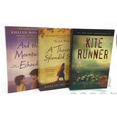 Books The Kite Runner And The Mountains Echoed A Thousand Splendid Suns Khaled Hosseini