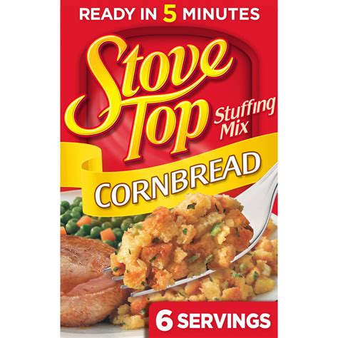 Stove Top Cornbread Stuffing Mix Side Dish 6 Oz Box Walmart Business Supplies