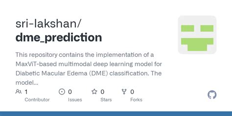 Github Sri Lakshandmeprediction This Repository Contains The