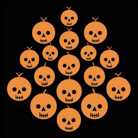 Premium Vector Scary Pumpkin Vector Art