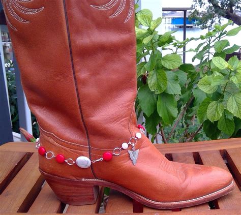 Kc Chiefs Arrowhead Boot Bling Boot Bracelet Etsy