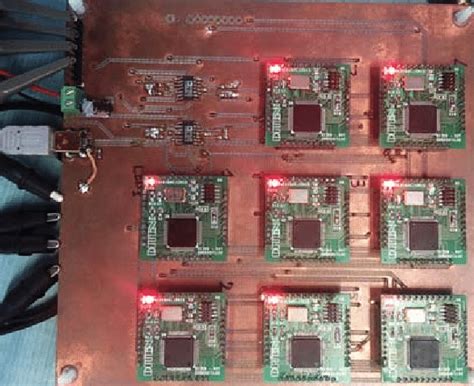 Implemented 8 Cell Digital Cpg Circuit The Main Copper Board Download Scientific Diagram