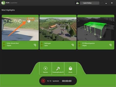 Farming Launcher 19 v1.0.6 BETA MOD - Farming Simulator 2022 / 19 mod